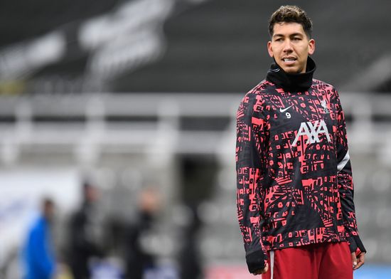 Liverpools Roberto Firmino Action During Warmup Editorial Stock Photo ...