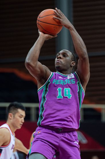 Lester Hudson Shandong Heroes Shoots During Editorial Stock Photo ...