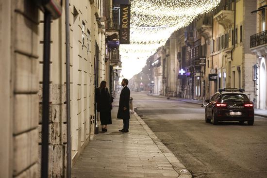 Man Woman Hang Out Via Del Editorial Stock Photo - Stock Image ...