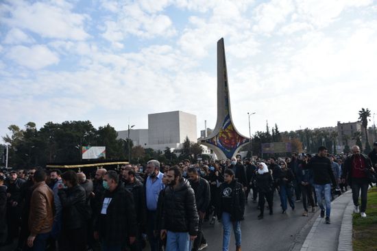 General View Funeral Procession Famous Syrian Editorial Stock Photo ...