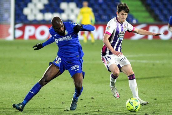 Allan Nyom Getafe Cf Toni Villa Editorial Stock Photo - Stock Image ...
