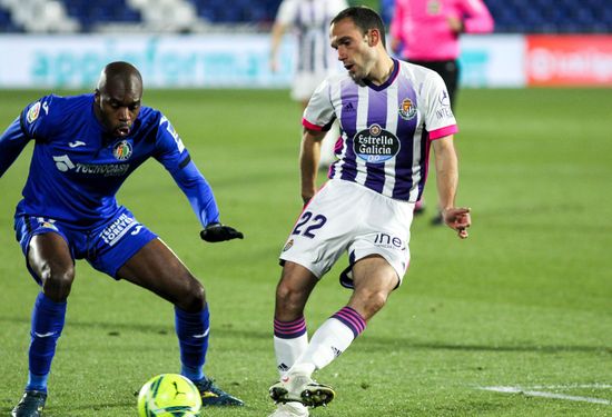 Allan Nyom Getafe Cf Nacho Martinez Editorial Stock Photo - Stock Image ...