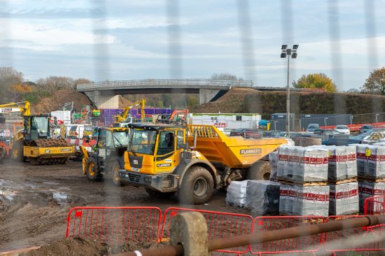 Old Datchet Road Bridge Across M4 Editorial Stock Photo - Stock Image ...