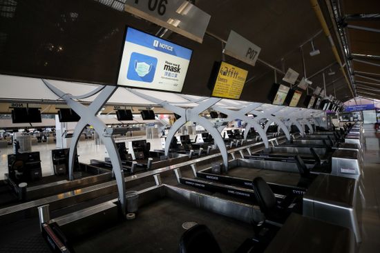 Screen Checkin Counter Advises Trailers Wear Editorial Stock Photo ...