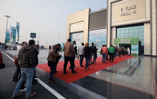 Visitors Attend Go Green Exhibition Cairo Editorial Stock Photo - Stock ...