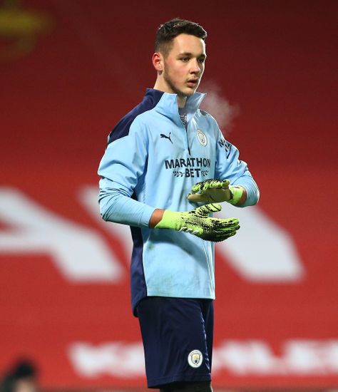 Manchester City Goalkeeper James Trafford Warms Editorial Stock Photo ...