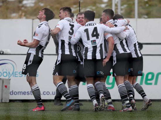 Mike Calveley Chorley C Celebrates Scoring Editorial Stock Photo ...
