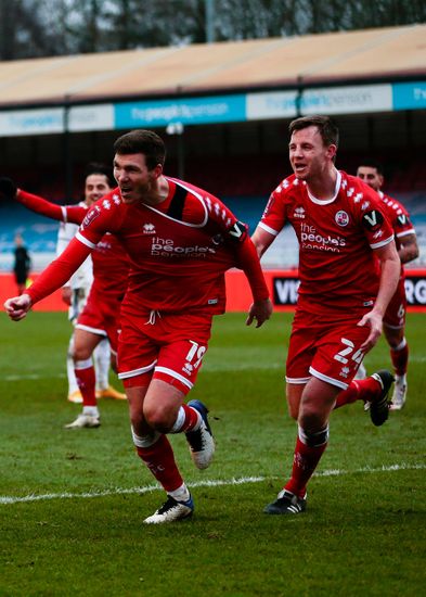 Jordan Tunnicliffe Crawley Celebrates He Scores Editorial Stock Photo ...