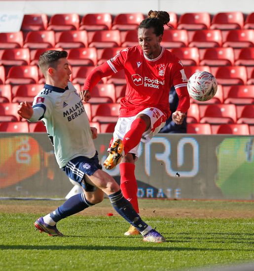 Harry Wilson Cardiff Gaetan Bong Nottingham Editorial Stock Photo ...