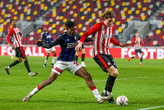 Sam Folarin 24 Middlesbrough Held Off Editorial Stock Photo - Stock ...