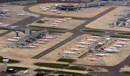 Aerial Views Grounded Planes Editorial Stock Photo - Stock Image ...