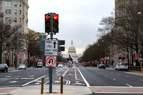 Capitol Seen Pennsylvania Avenue Officials Prepare Editorial Stock ...
