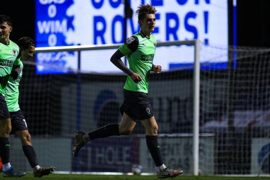 Jack Rudoni Afc Wimbledon Celebrates Scoring Editorial Stock Photo ...