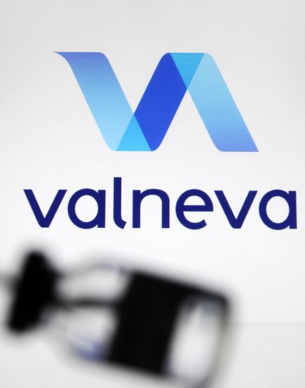 This Photo Illustration Valneva Logo Seen Editorial Stock Photo - Stock ...