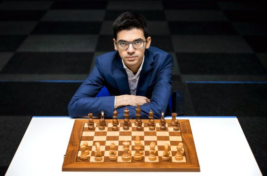 Dutch Chess Player Anish Giri Poses Redakčních stock fotografií – stock ...