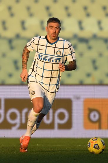 Aleksandar Kolarov Inter During Italian Serie Editorial Stock Photo ...