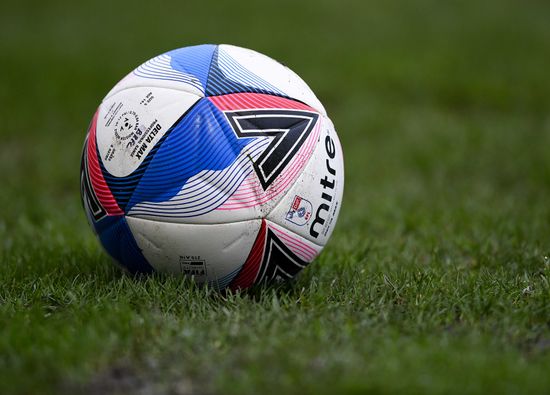 Mitre Sky Bet Efl Match Ball Editorial Stock Photo - Stock Image ...