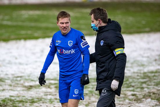 Genks Jere Uronen Pictured During Soccer Editorial Stock Photo - Stock ...