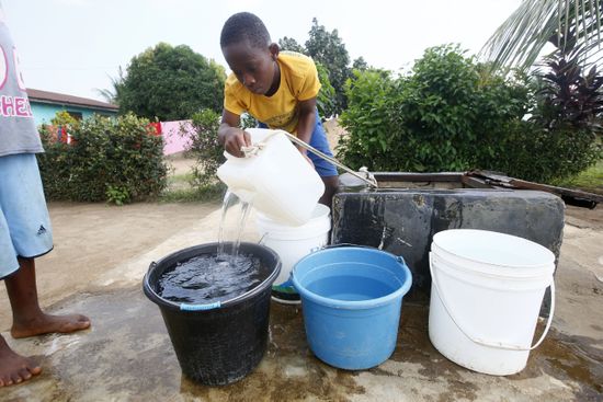Children Fetch Water Well Johnsonville Community Editorial Stock Photo ...
