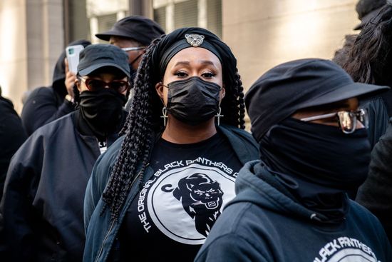 Members Black Panthers Virginia Seen Gun Editorial Stock Photo - Stock ...