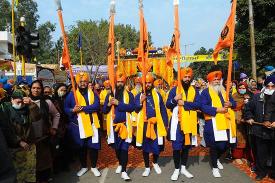 Members Nihang Sikh Community Participate Nagar Editorial Stock Photo ...