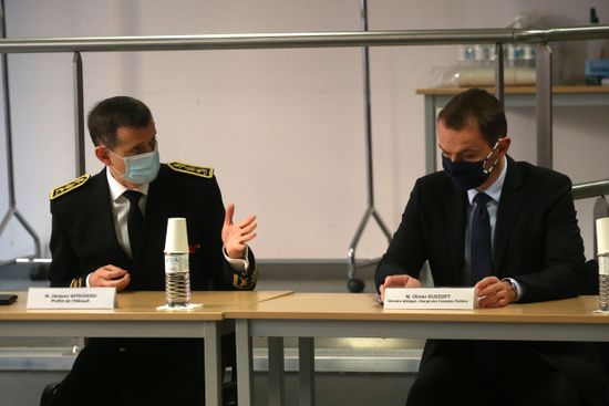 Jacques Witkowski Olivier Dussopt French Junior Editorial Stock Photo ...