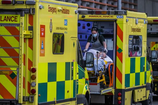 Ambulances Arrive Accident Emergency Department Drop Editorial Stock ...