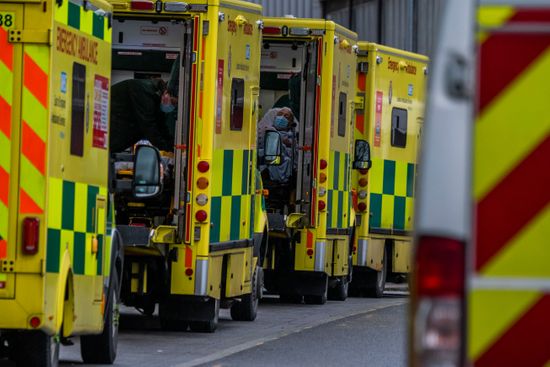 Ambulances Arrive Accident Emergency Department Drop Editorial Stock ...