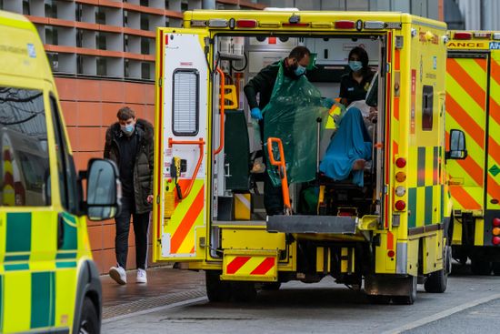 Ambulances Arrive Accident Emergency Department Drop Editorial Stock ...