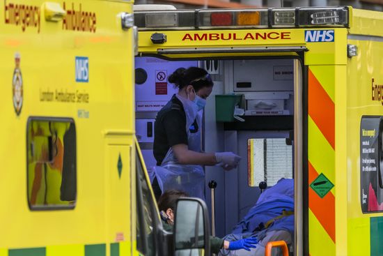 Ambulances Arrive Accident Emergency Department Drop Editorial Stock ...