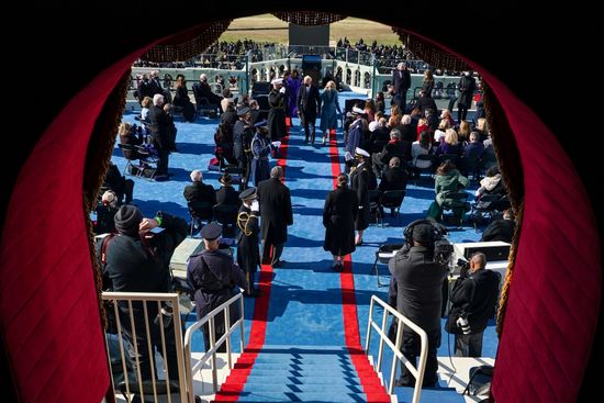 Nytinaug012021 Washington Dc Inauguration Ceremony 46th Editorial Stock ...