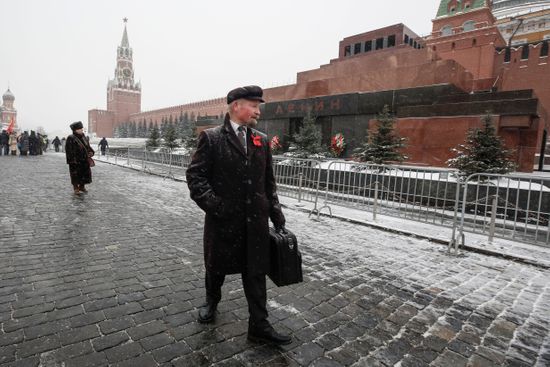 Impersonator Vladimir Lenin Founder Russian Communist Editorial Stock ...