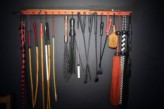 Bdsm Whips Floggers Canes Seen Hanging Editorial Stock Photo - Stock ...
