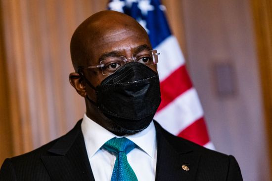 Senator Raphael Warnock Georgia During Photo Editorial Stock Photo ...