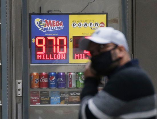 Sign Showing Tuesdays Mega Millions Drawing Editorial Stock Photo ...