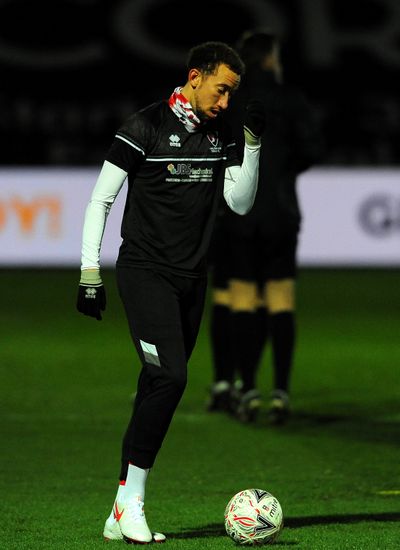 Daniel Bowry Cheltenham Town Warms Prior Editorial Stock Photo - Stock ...