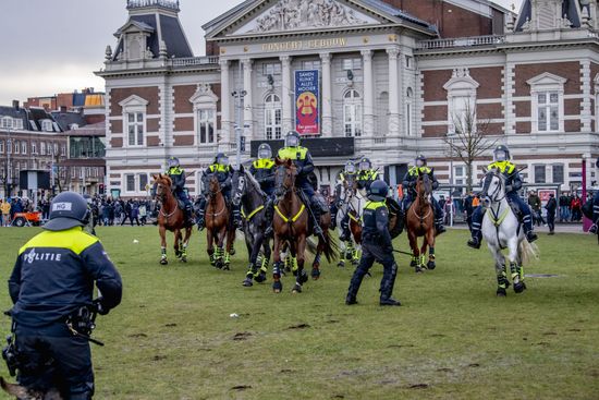 Police Use Water Cannons Disperse Crowd Editorial Stock Photo - Stock ...