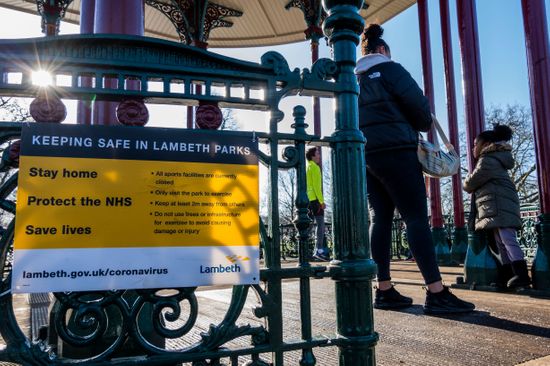 Signs Lambeth Council Warn That Official Editorial Stock Photo - Stock ...