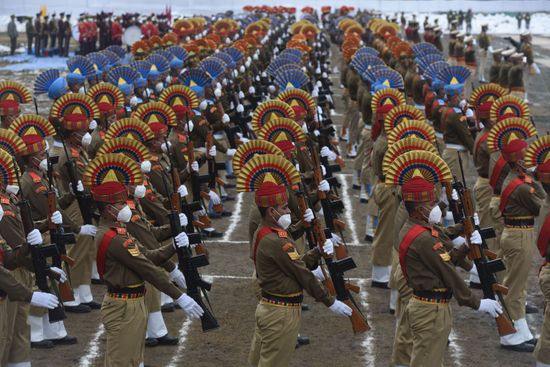 Bsf Contingent Participate Republic Day Parade Editorial Stock Photo ...