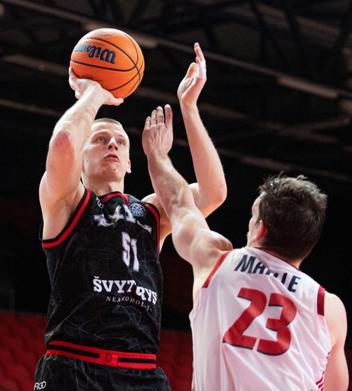 Arnas Butkevicius L Rytas Vilnius Shoots Editorial Stock Photo - Stock ...