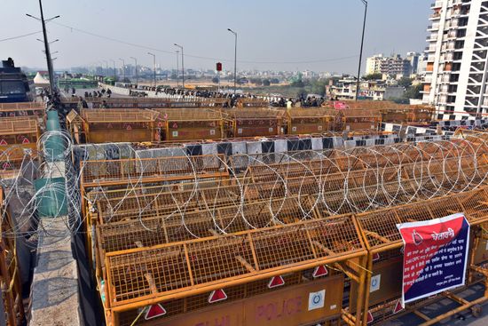 Heavy Barricading Concertina Wire Done Near Editorial Stock Photo ...