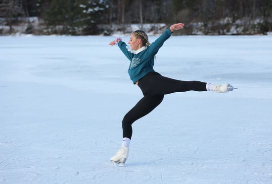 Jenni Kerr Who Ice Skating On Editorial Stock Photo - Stock Image ...