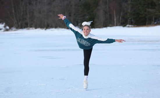 Jenni Kerr Who Ice Skating On Editorial Stock Photo - Stock Image ...