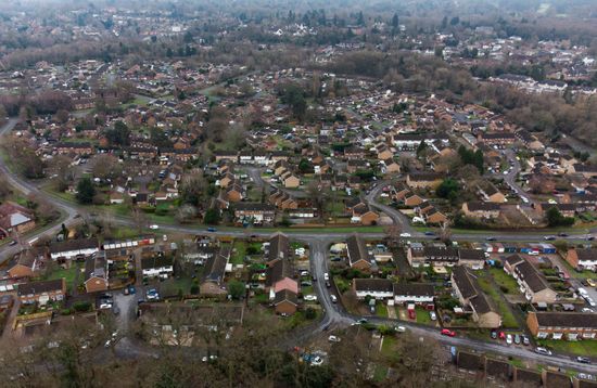 Aerial View Goldsworth Park Area Near Editorial Stock Photo - Stock ...