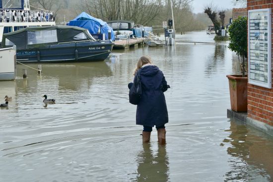 Film Crew Capture Flooding Scenes Editorial Stock Photo - Stock Image ...