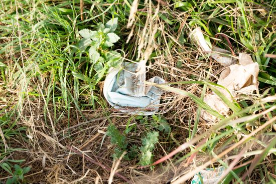 Discarded Face Mask the Excessive Use Editorial Stock Photo - Stock ...