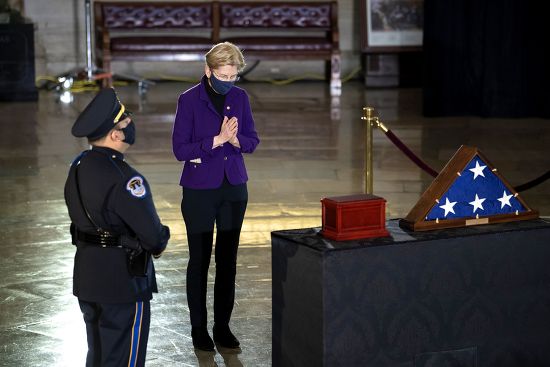 Senator Elizabeth Warren Dma Pays Her Editorial Stock Photo - Stock ...