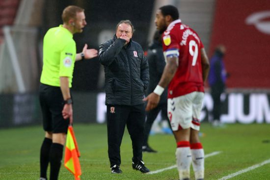 Boro Manager Neil Warnock Looks On Editorial Stock Photo - Stock Image ...