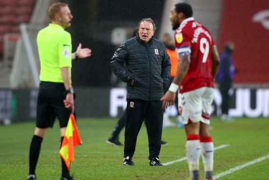 Boro Manager Neil Warnock Looks On Editorial Stock Photo - Stock Image ...