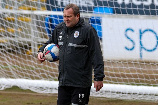 Crewe Alexandra Goalkeeper Coach Fred Barber Editorial Stock Photo ...